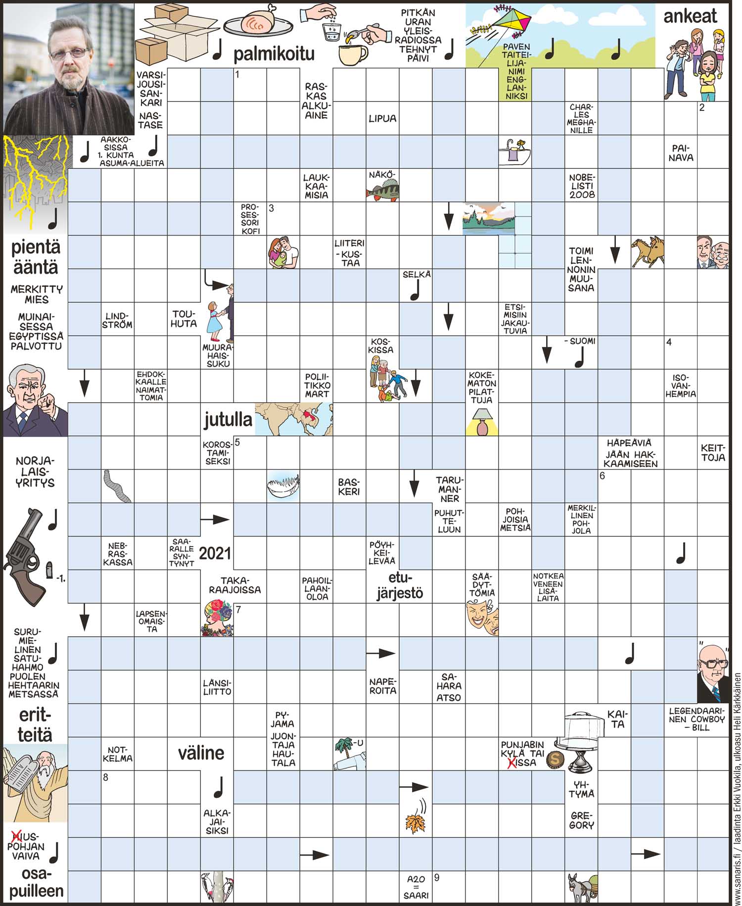 Sanaristikot.net - Ristikkoarkisto - Uusimmat