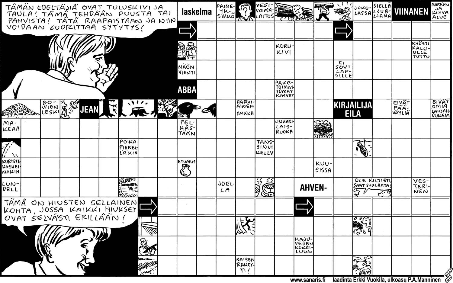 Sanaristikot.net - Ristikkoarkisto - Uusimmat