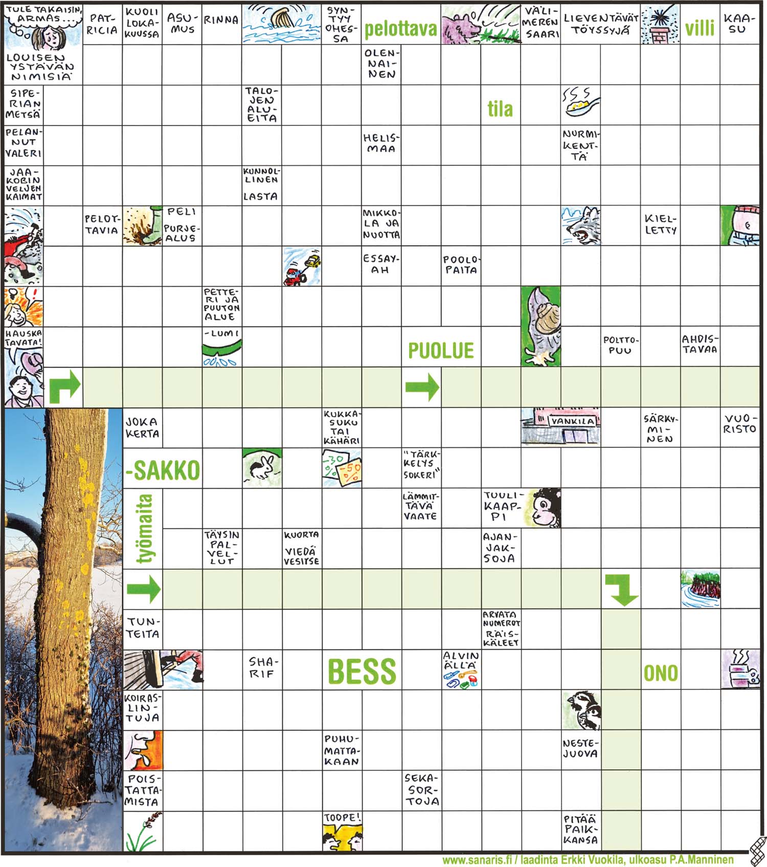 Sanaristikot.net - Ristikkoarkisto - Uusimmat