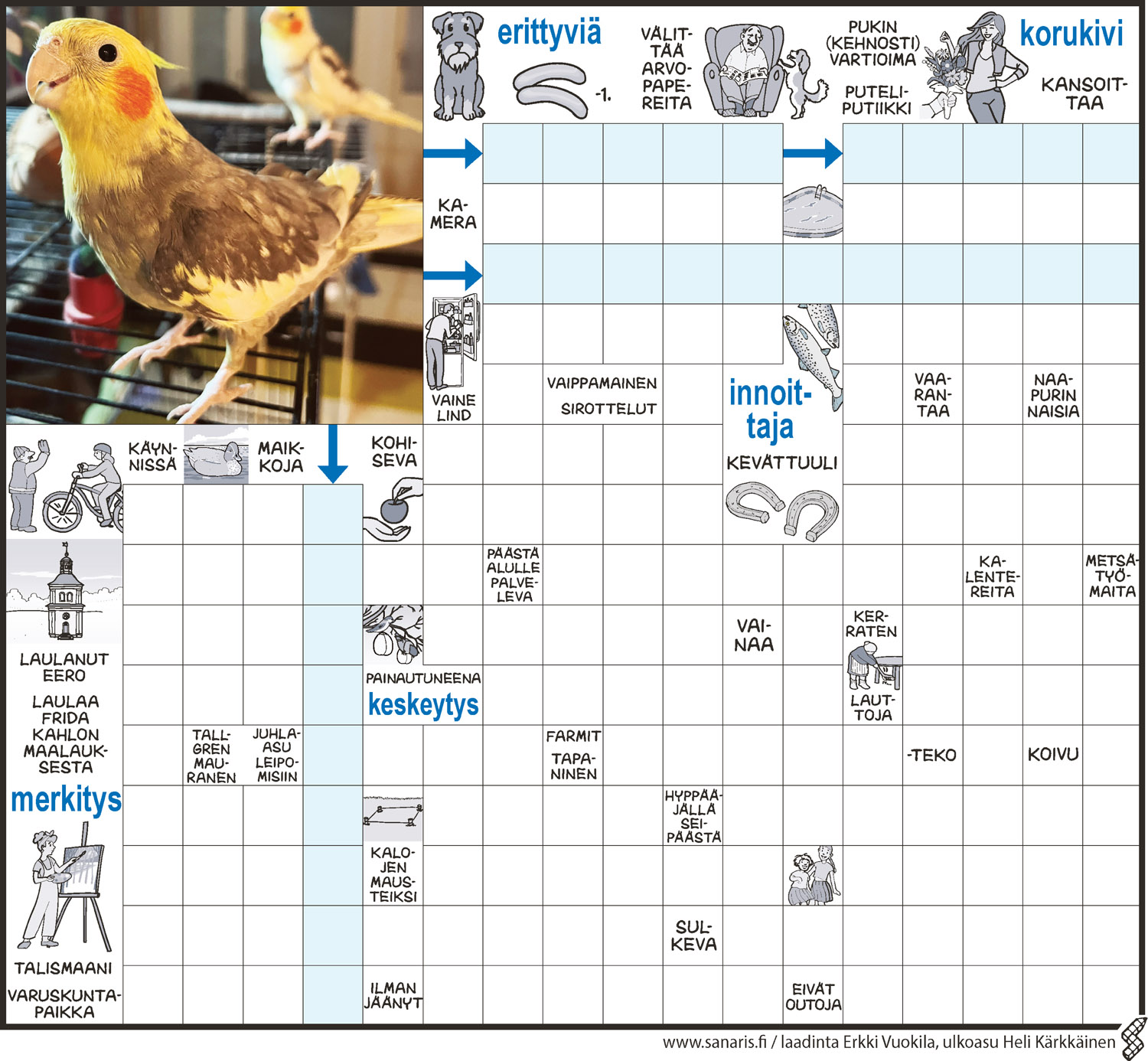 Sanaristikot.net - Ristikkoarkisto - Uusimmat