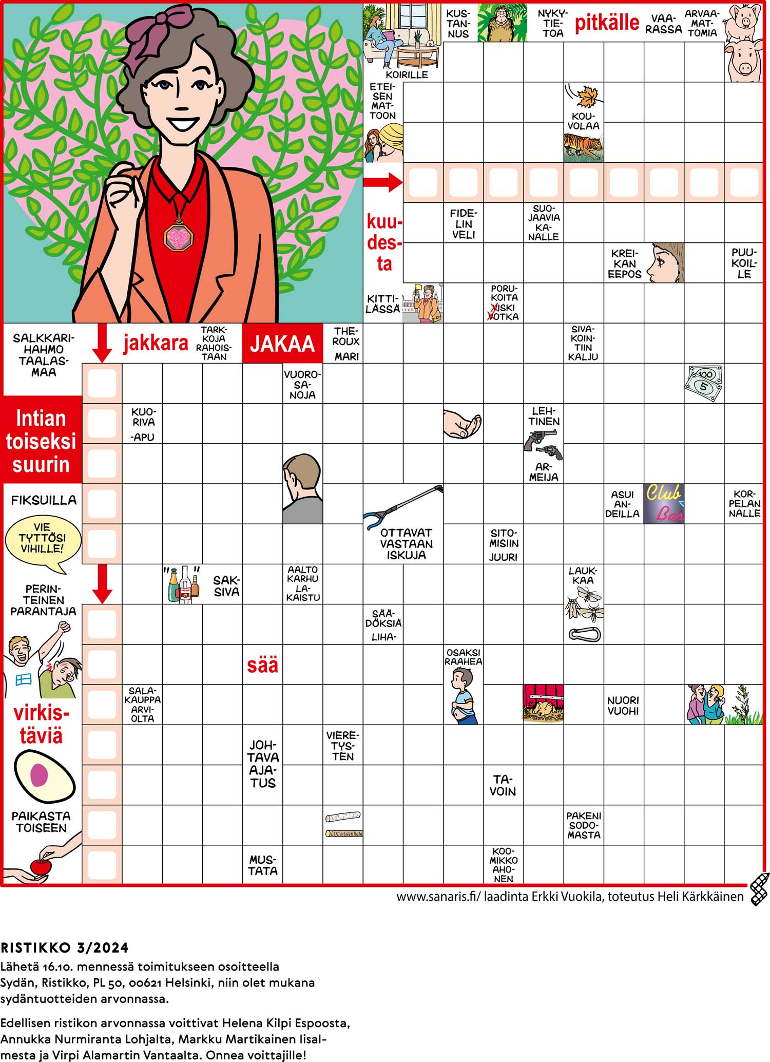 Sanaristikot.net - Ristikkoarkisto - Uusimmat