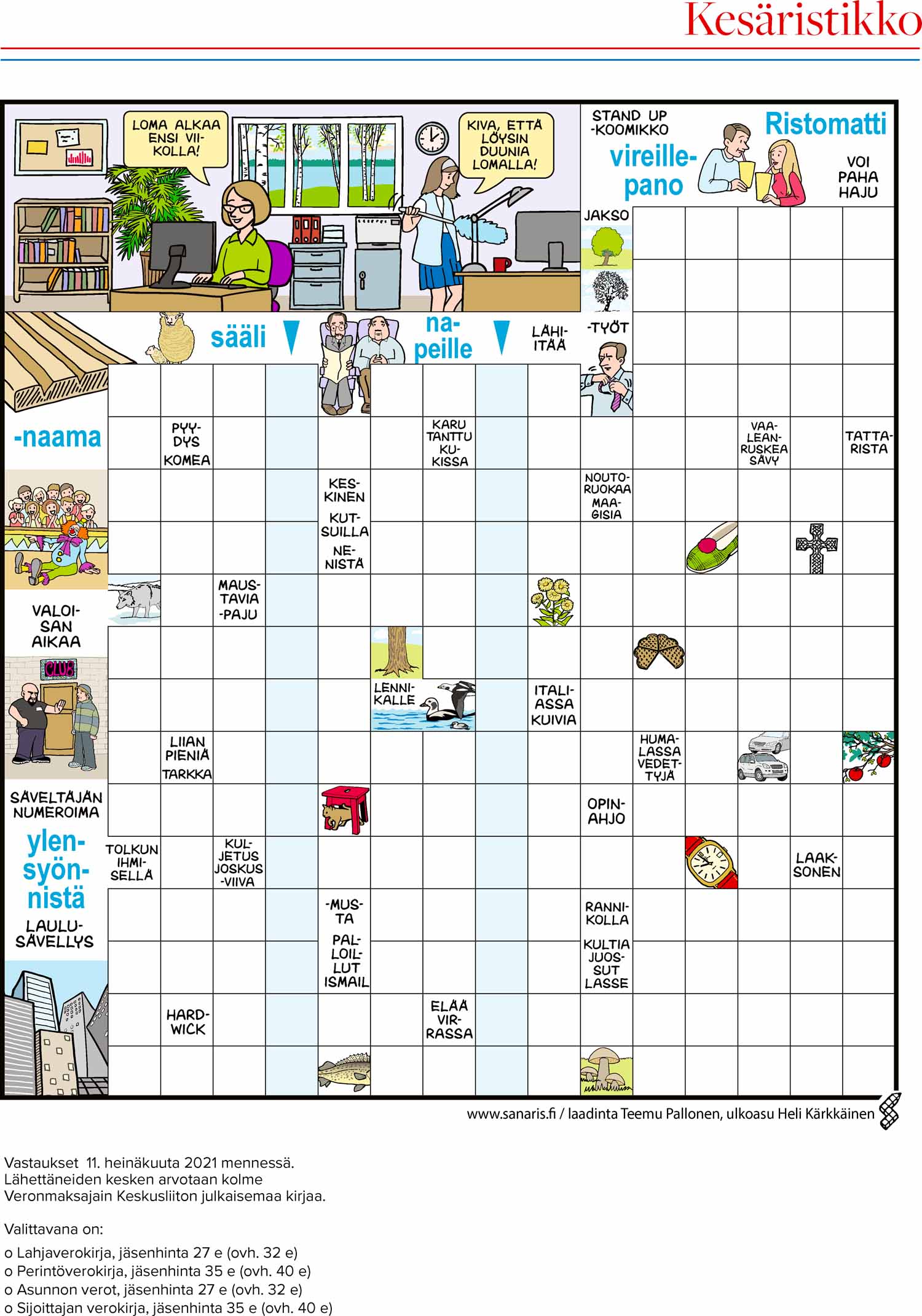 Sanaristikot.net - Ristikkoarkisto - Uusimmat