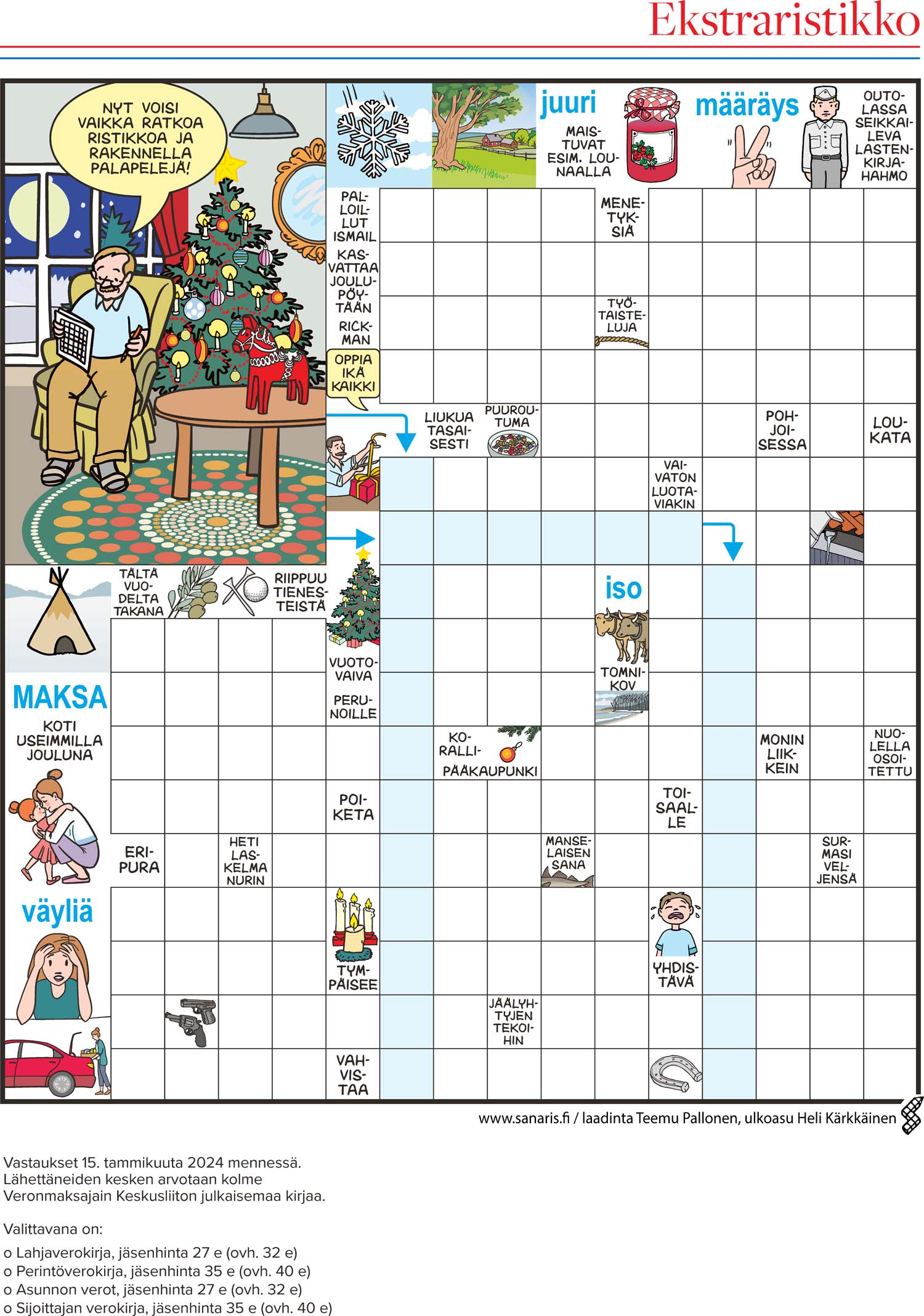 Sanaristikot.net - Ristikkoarkisto - Uusimmat