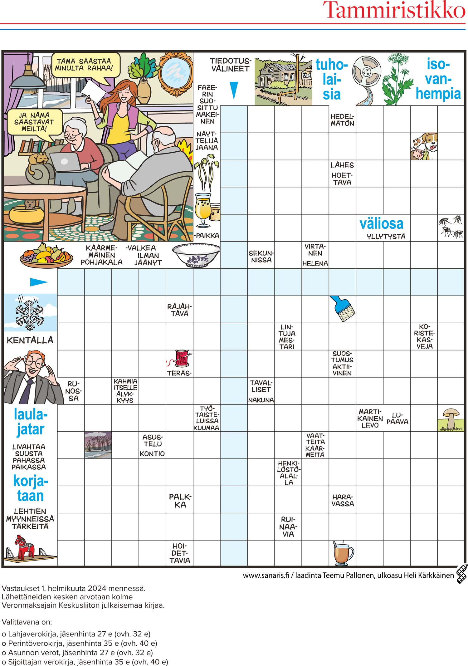 Sanaristikot.net - Ristikkoarkisto - Uusimmat