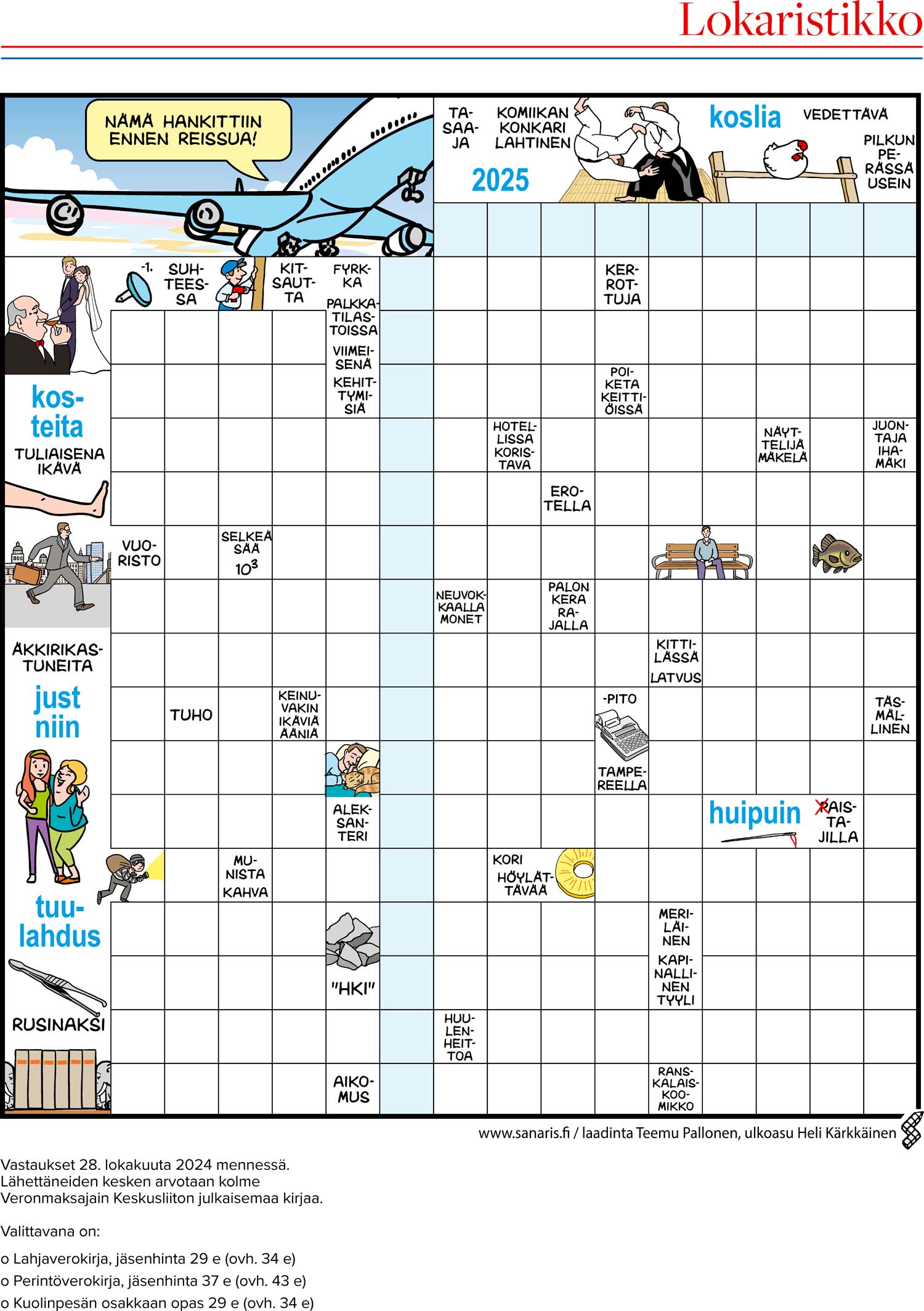 Sanaristikot.net - Ristikkoarkisto - Uusimmat