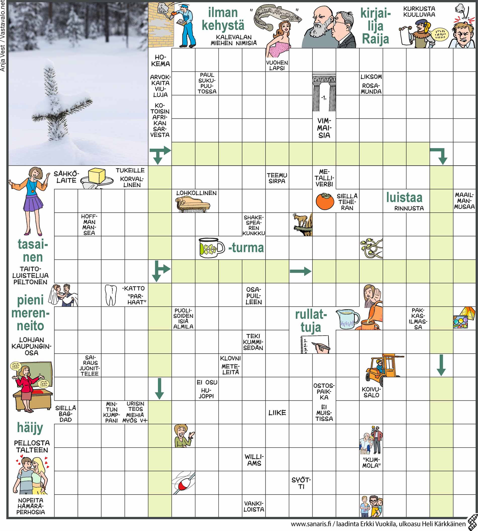 Sanaristikot.net - Ristikkoarkisto - Uusimmat