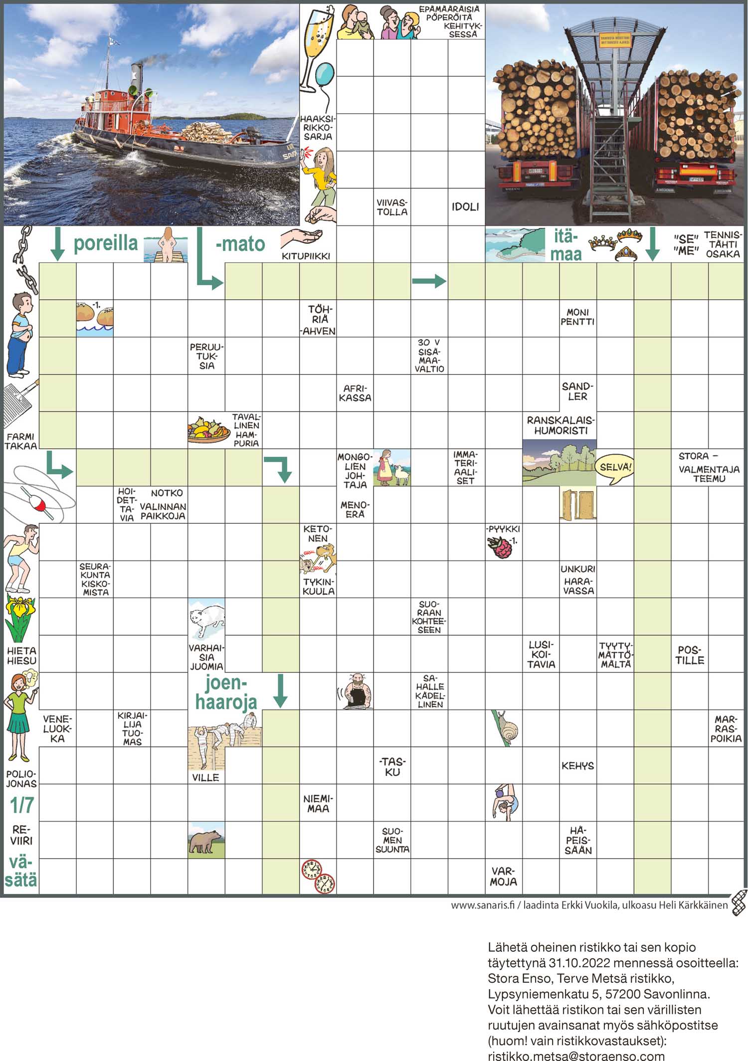 Sanaristikot.net - Ristikkoarkisto - Uusimmat